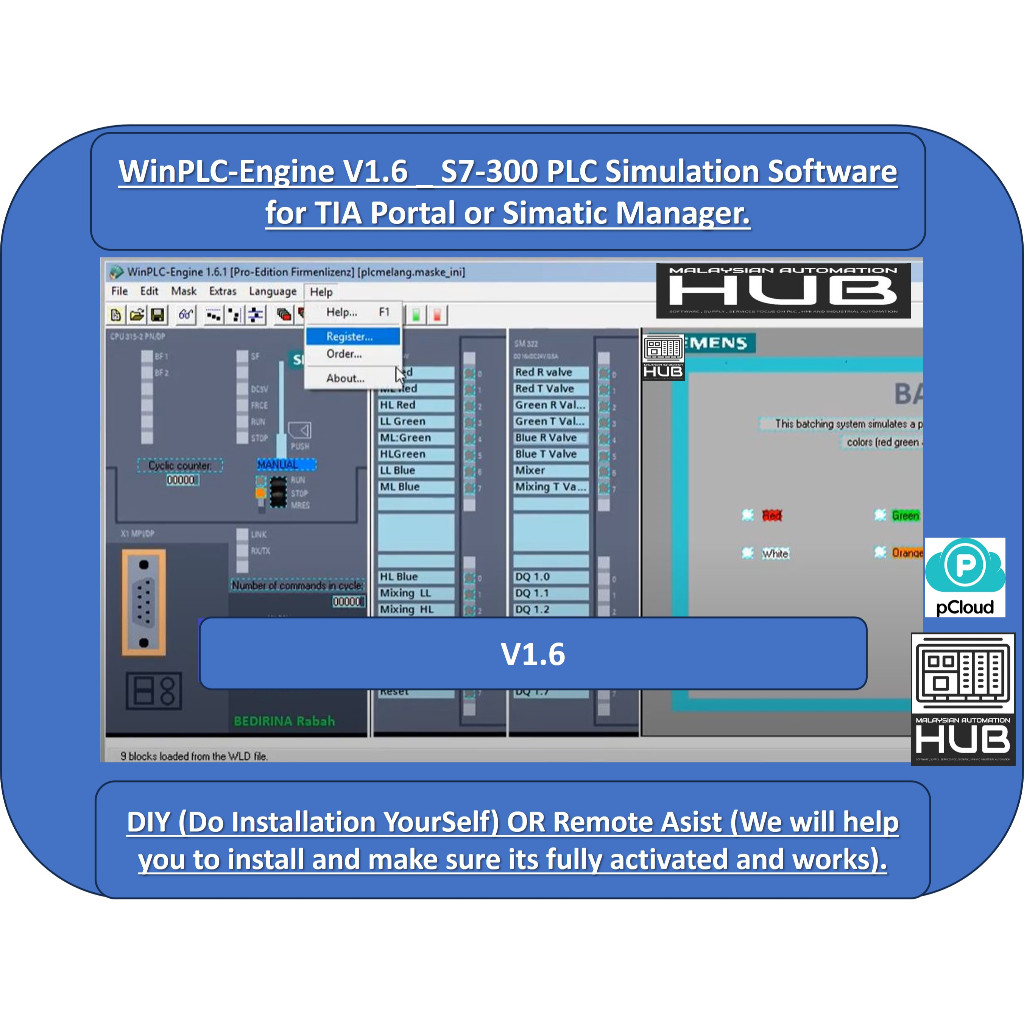 WinPLC-Engine V1.6 _ S7-300 PLC Simulation Software for TIA Portal or ...