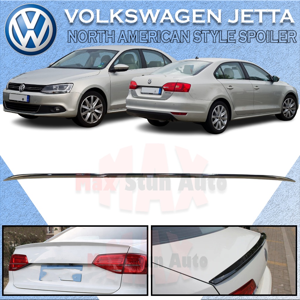 VOLKSWAGEN JETTA MK6 2012-2018 NORTH AMERICAN STYLE REAR ROOF SPOILER ...