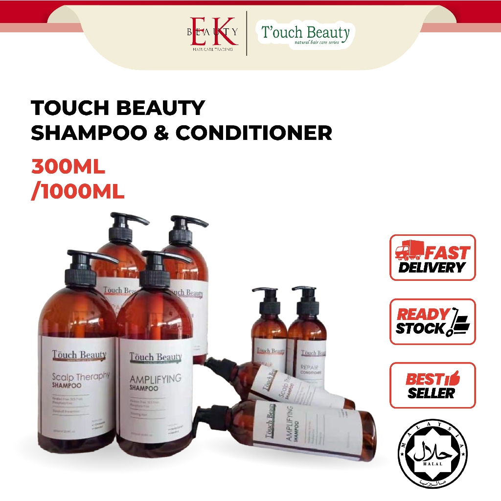 Touch Beauty Natural Haircare Series Shampoo And Conditioner (300ml ...