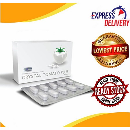 Original Crystal Tomato Plus Whitening Supplement (30 caplets) | Shopee ...