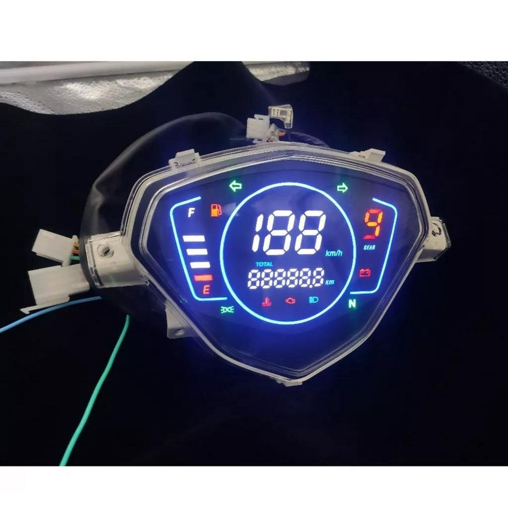 MR2 MR3 Rusi Yuri 110 digital meter speed meter odometer meter stylo ...