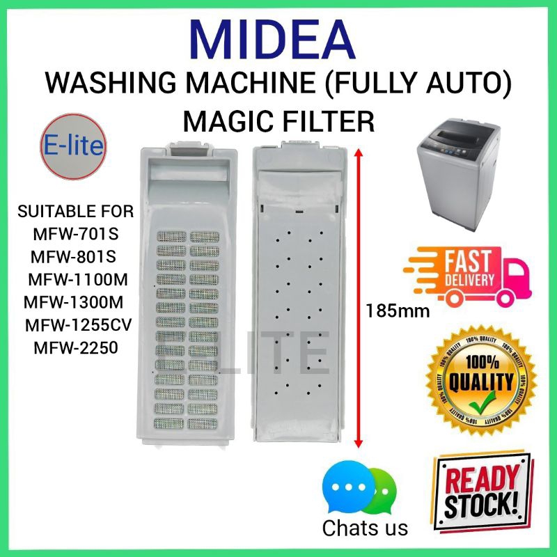 MIDEA (OEM)WASHING MACHINE MAGIC FILTER MFW-701S/MFW-801S/MFW-2250/ MFW ...