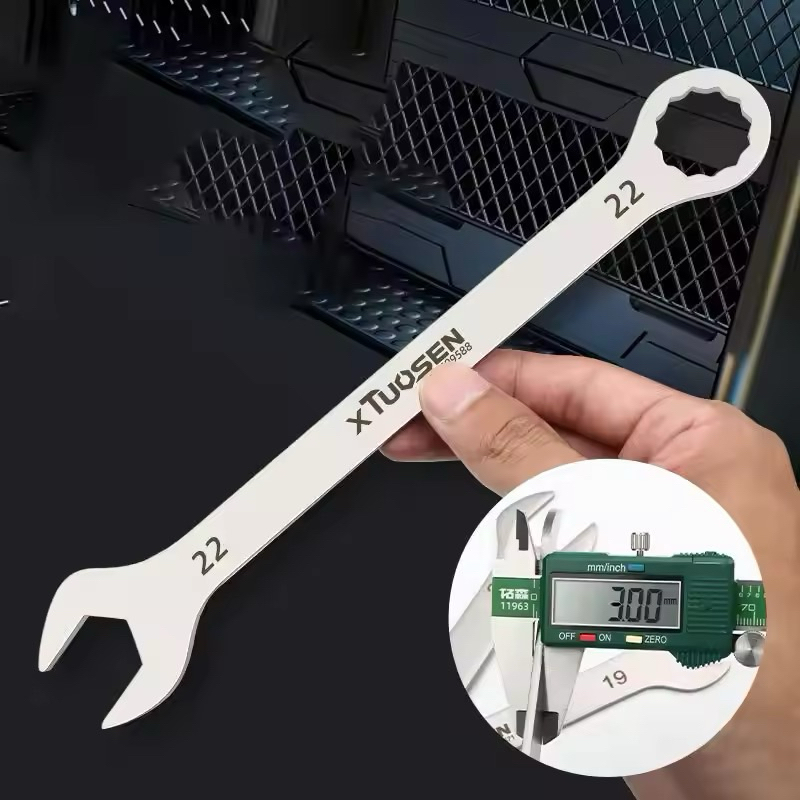 hardware tool ultra thin spanner small wrench open end dual use socket ...