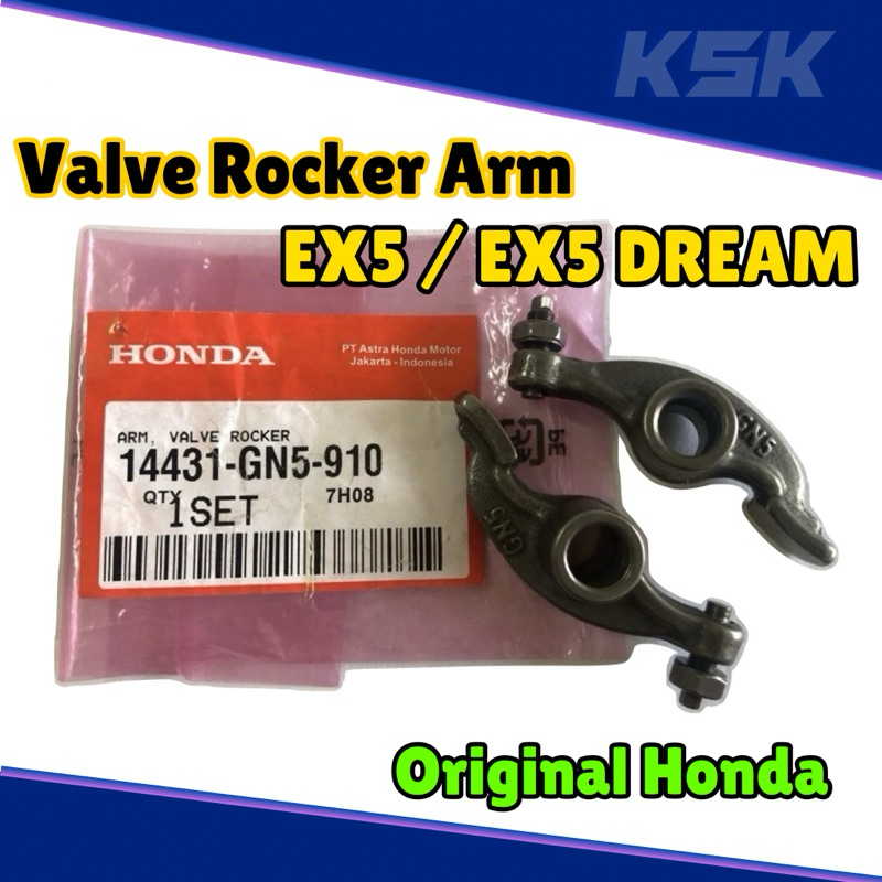 HONDA EX5 VALVE ROCKER ARM EX5 DREAM 1 SET ROCKER ARM HONDA ORI GN5 STD ...