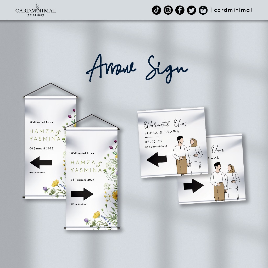 Arrow Sign Majlis Kahwin/Aqiqah/Birthday/Event/ETC | Shopee Malaysia