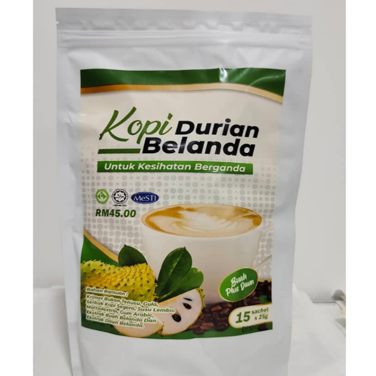 Kopi Durian Belanda Extract Daun Original Terbaik Waranty Ready Stock ...