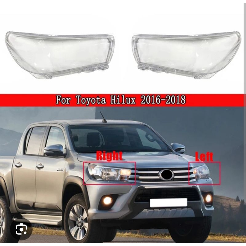 TOYOTA HILUX 2016-2018 HEAD LAMP COVER | Shopee Malaysia