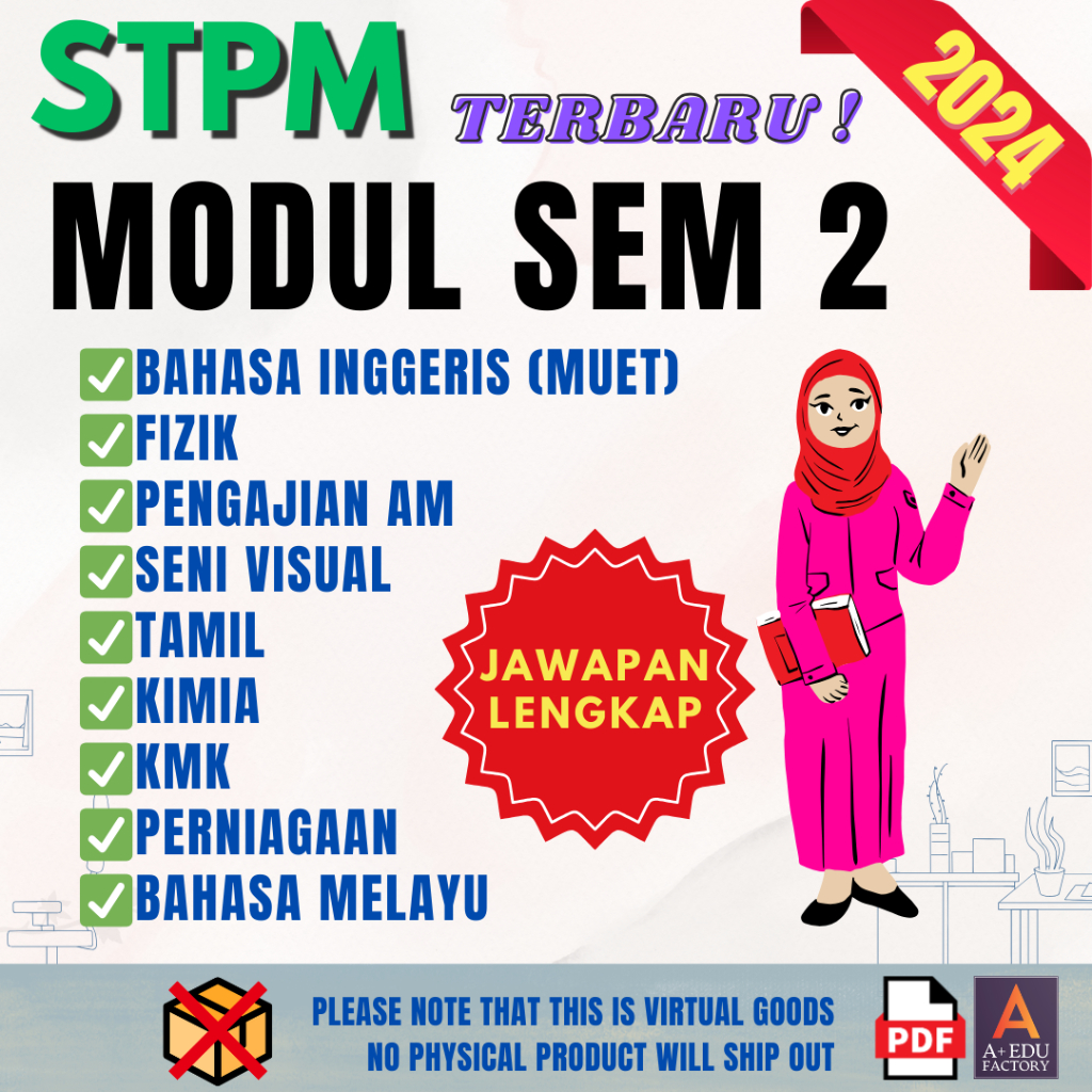 [📚PDF] LATEST MODUL STPM SEMESTER 2 2024 [STPM] A+ NOTES FORM 6 ...