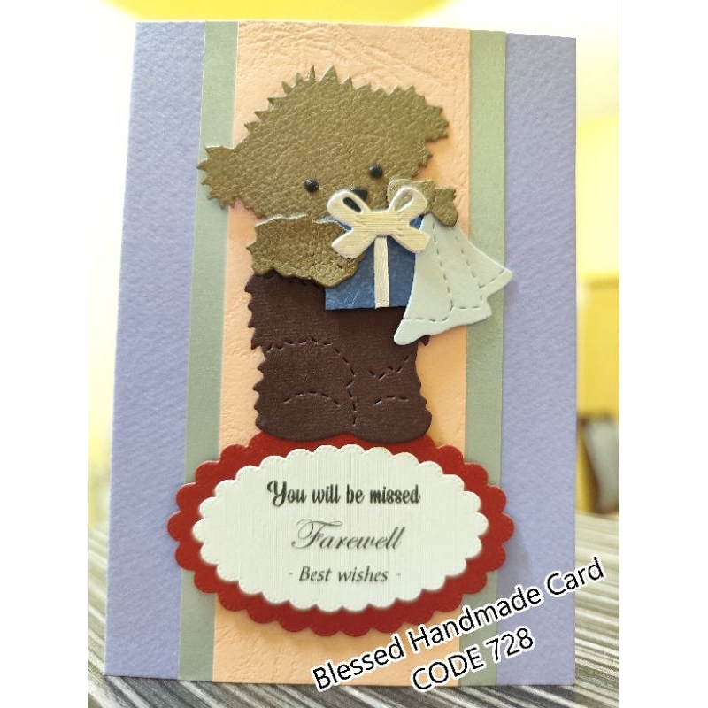 Handmade cards - Farewell / Goodbye / Best wishes / Good Luck Card (A6 ...