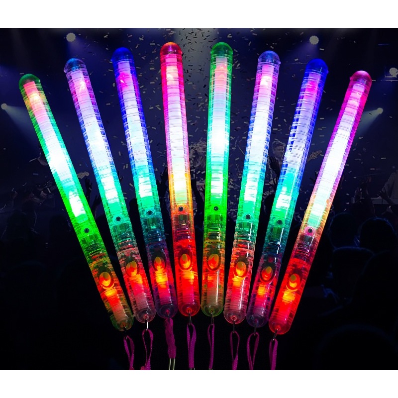 Flash Stick Colorful Transparent Light Stick Party Atmosphere Cheering ...