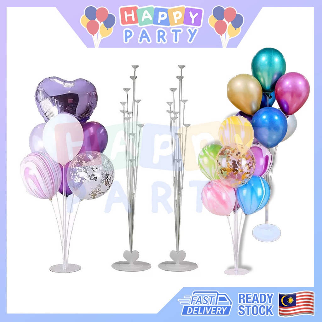 🎈READY STOCK🎈1/7/11/13/19 Balloon Stick Balloon Stand Balloon Rods ...