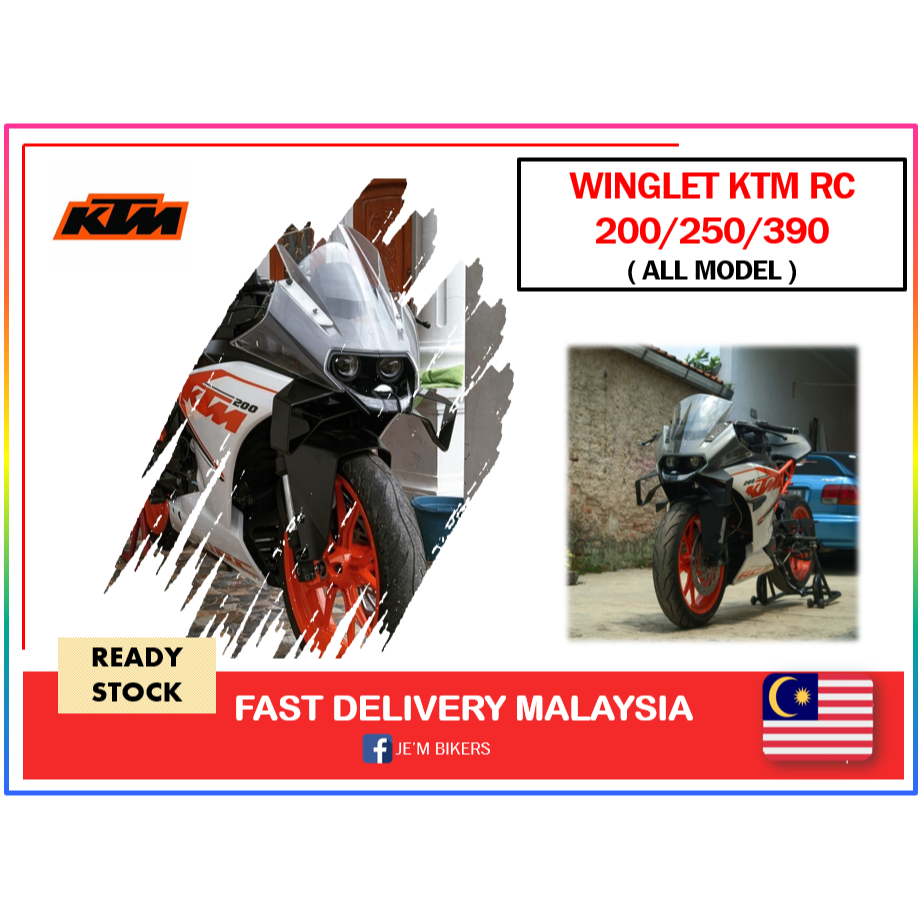 WINGLET KTM RC 200/250/390 | ALL MODEL | Shopee Malaysia