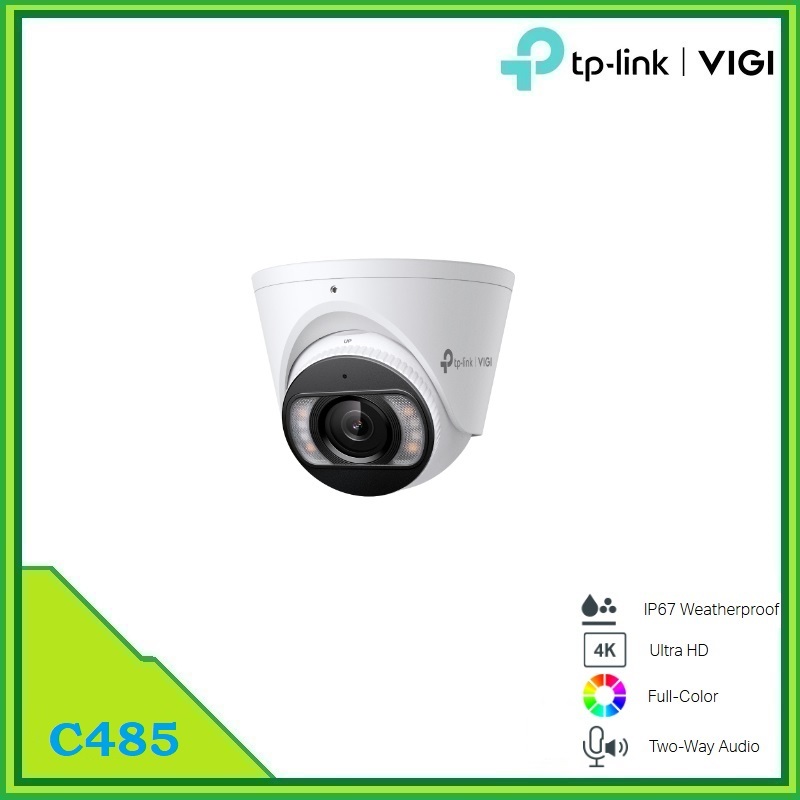 TP-Link VIGI C485 8MP Full-Color Turret Network Camera | Shopee Malaysia