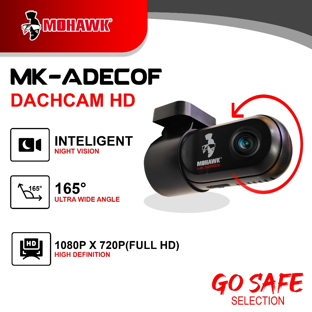 Mohawk MK-ADECOF Dashcam HD Camcorder With High Speed USB Connection ...