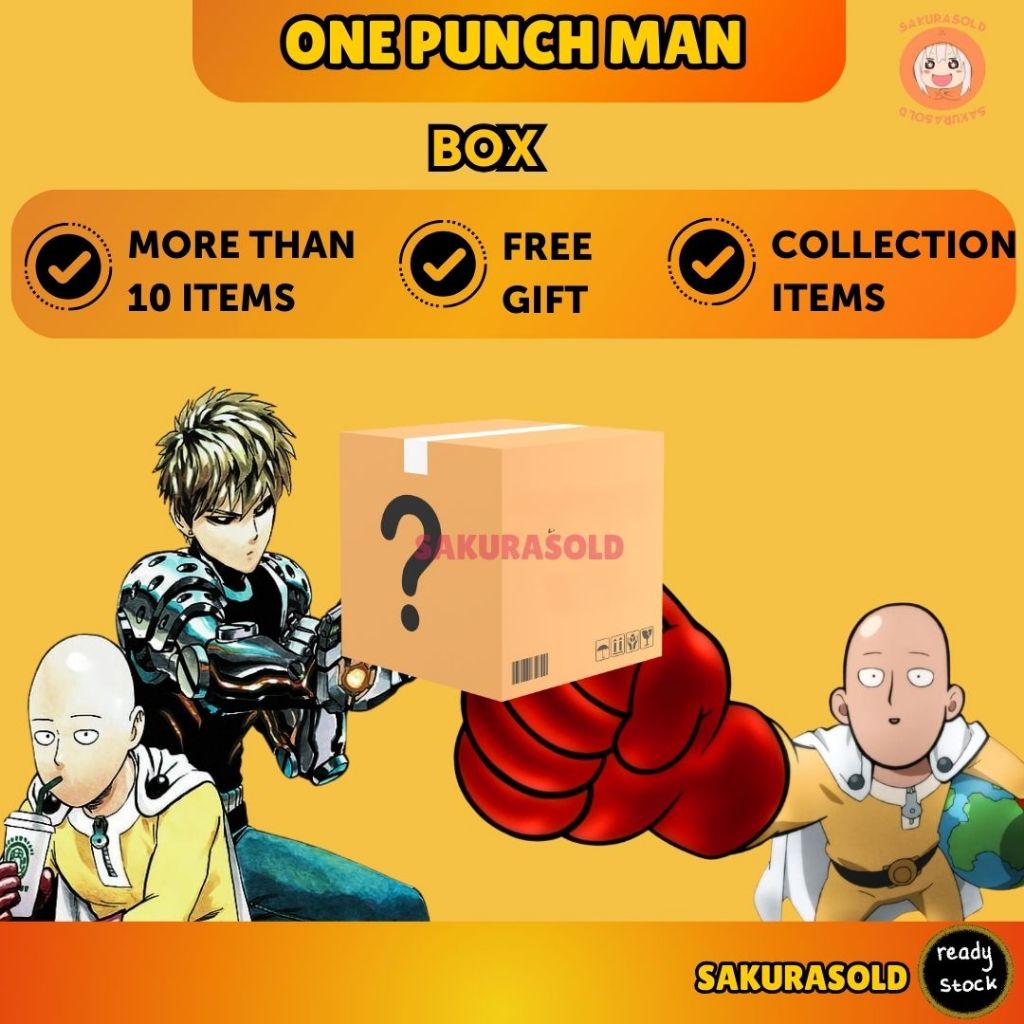 Anime One Punch Man Set Box One Punch Man Box One Punch Man Present ...