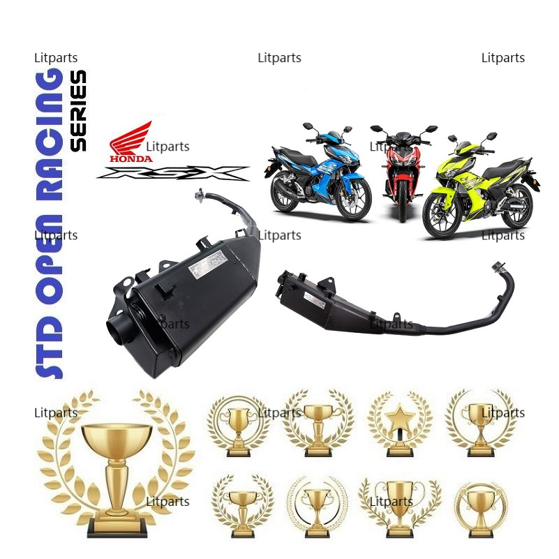 [100% ORIGINAL] EPOWER BERANG Std Standard Open Racing Exhaust Pipe ...