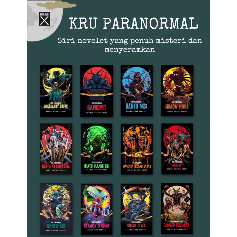 [👻SIRI KRU PARANORMAL] KOMBO 12 BUKU - PTS | Shopee Malaysia