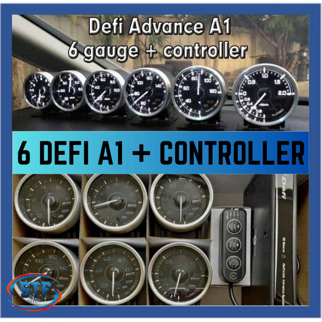 6 in 1 Defi Advanced A1 With Controller 7 Color 60MM RGB Color Sensor ...