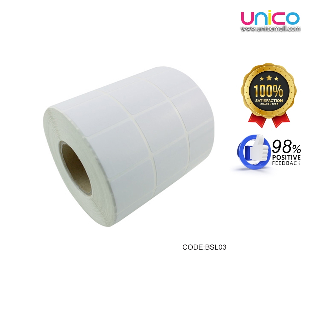 Barcode Blank Sticker Label 32mm x 25mm, 5000pcs/roll | Shopee Malaysia
