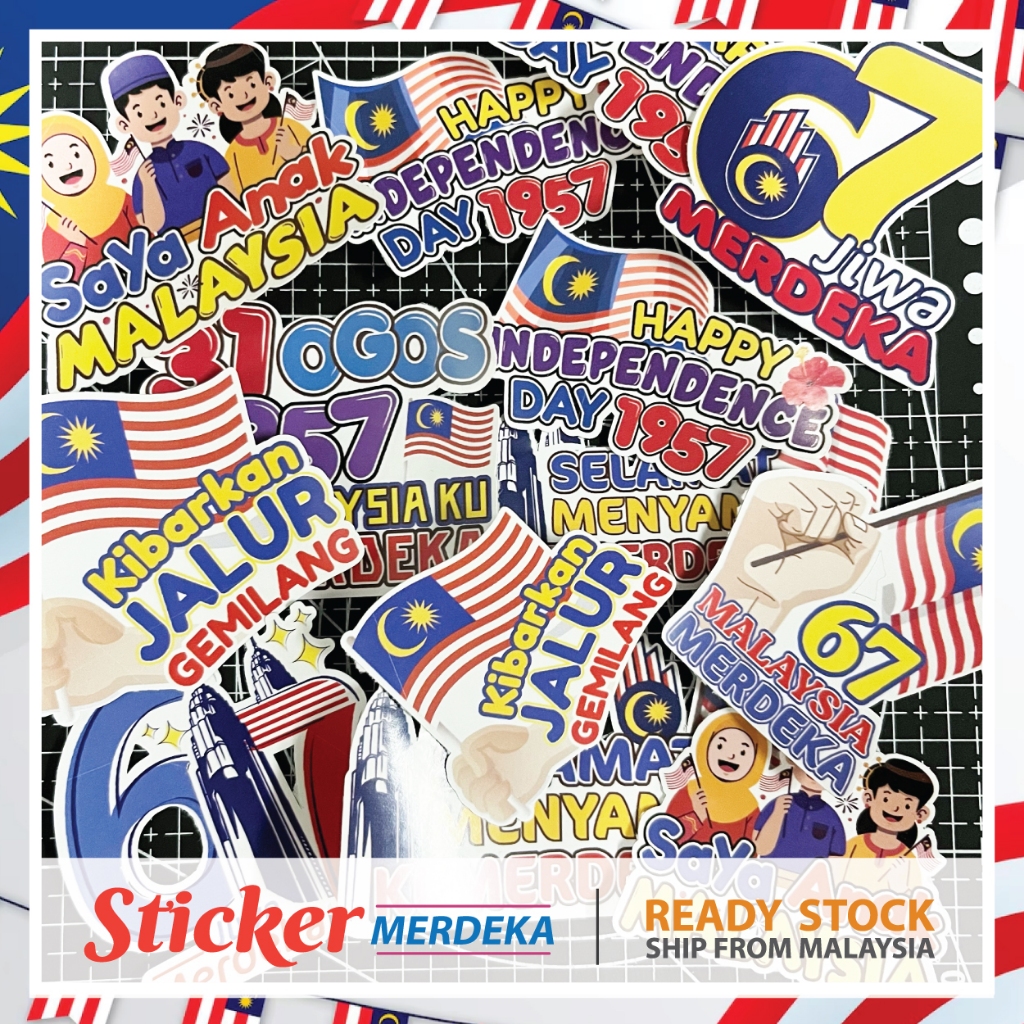 STICKER MERDEKA | MIRRORCOAT | Shopee Malaysia
