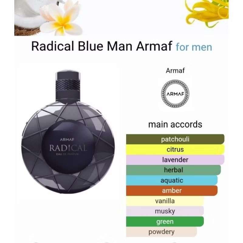 Armaf Radical Blue EDP 100ml Perfume for Men | Shopee Malaysia
