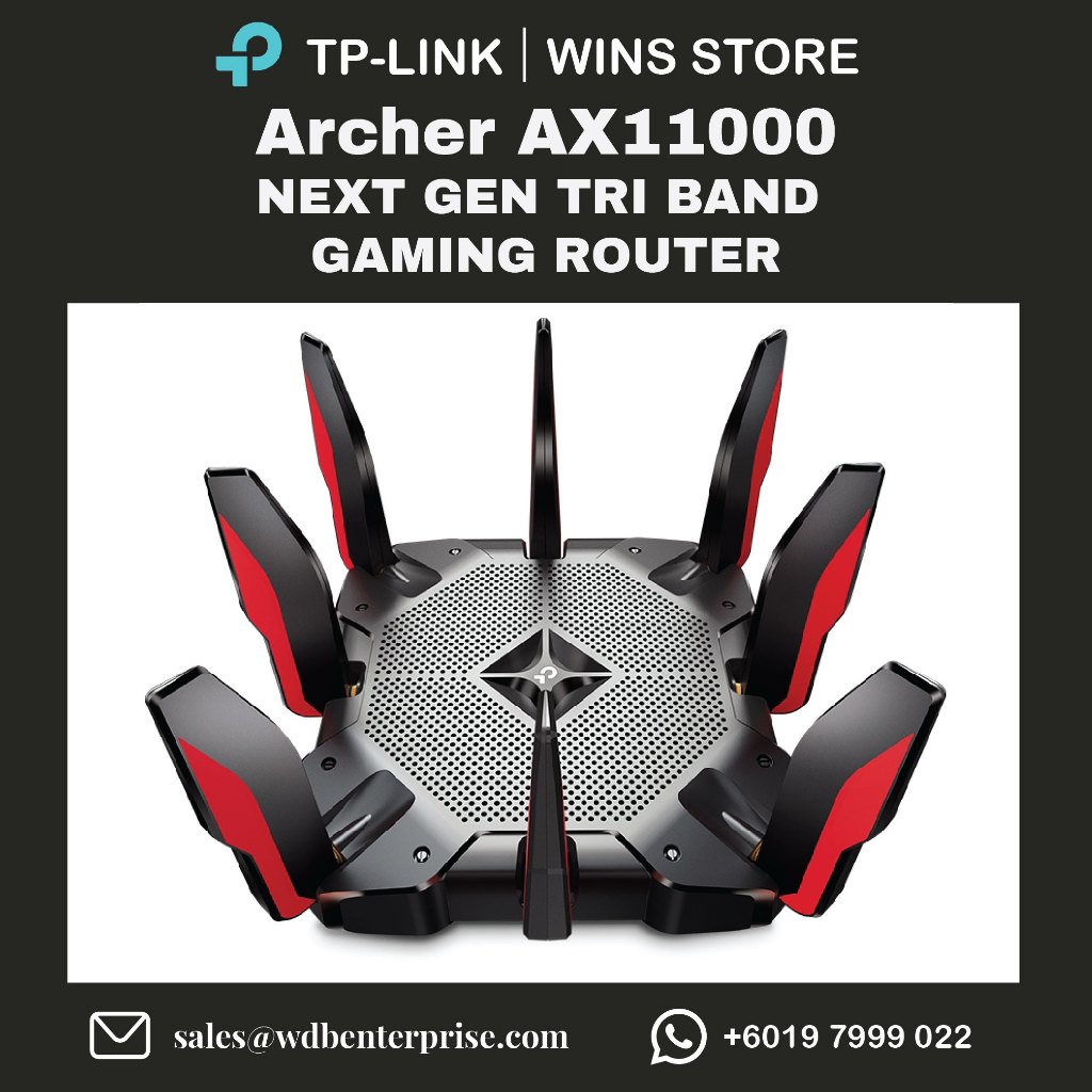TP Link Archer AX11000 AX11000 Next-Gen Tri-Band Gaming Router | Shopee ...