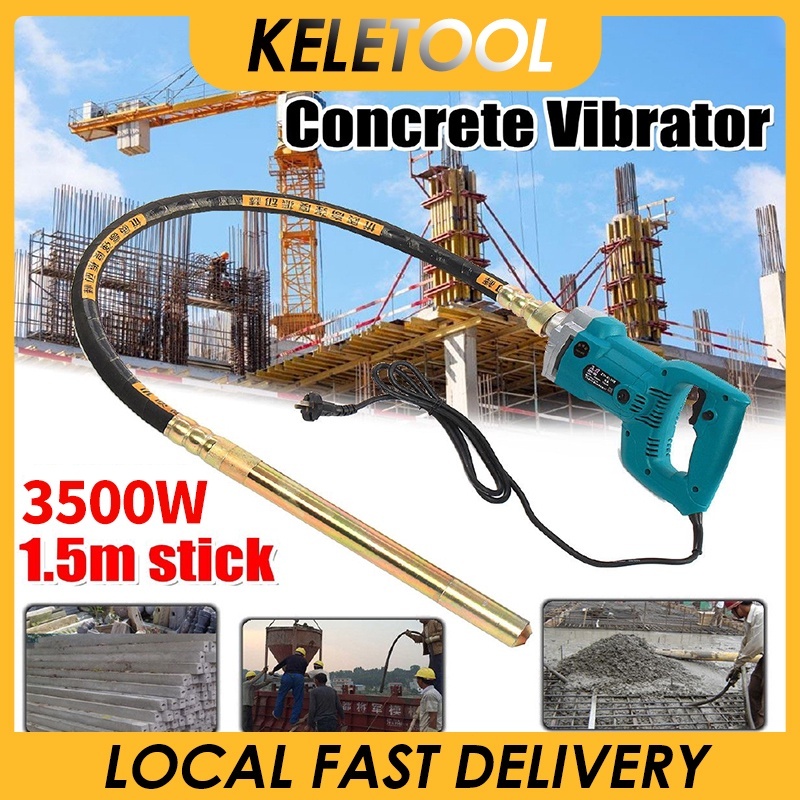 KELETOOL 2000w 3500w 5000w Electric Concrete Vibrator Stick Power Tool ...