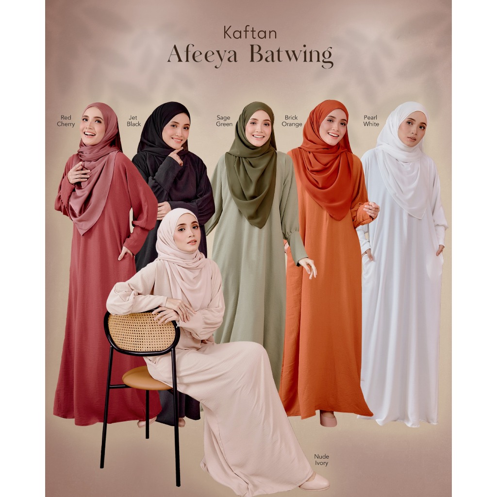 Baju Raya Viral 2025 Dress Abaya Jubah Muslimah Kaftan Dubai Ironless ...