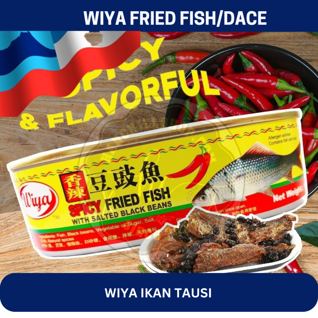 IKAN TAUSI WIYA/ WIYA FRIED FISH /DACE / WITH SALTED BLACK BEAN / SPICY ...