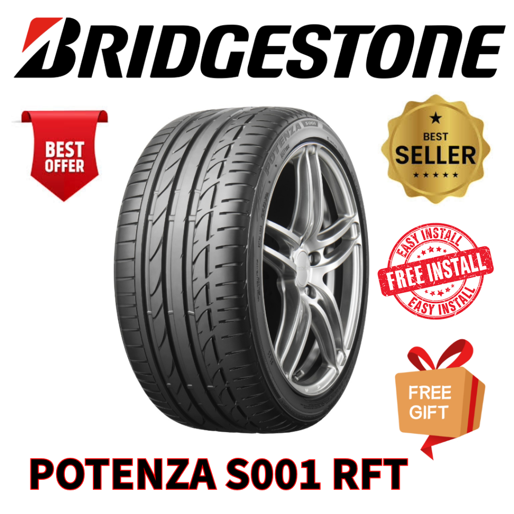 245/40/20 BRIDGESTONE POTENZA S001 RUN FLAT TAHUN (2022) PTSTYRE ...
