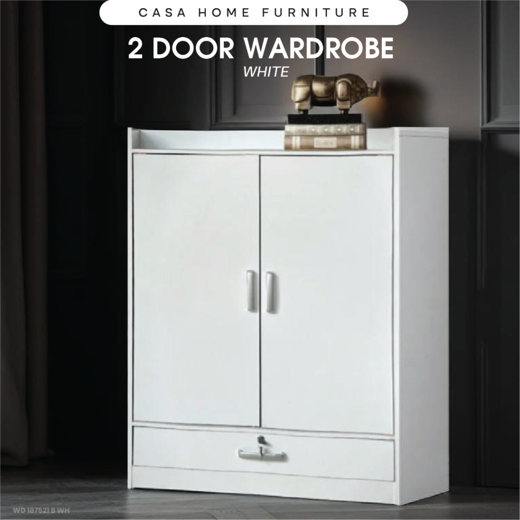 2 Door Wardrobe / 2 Door Children Cabinet / Almari Baju Budak / Kids 2 ...