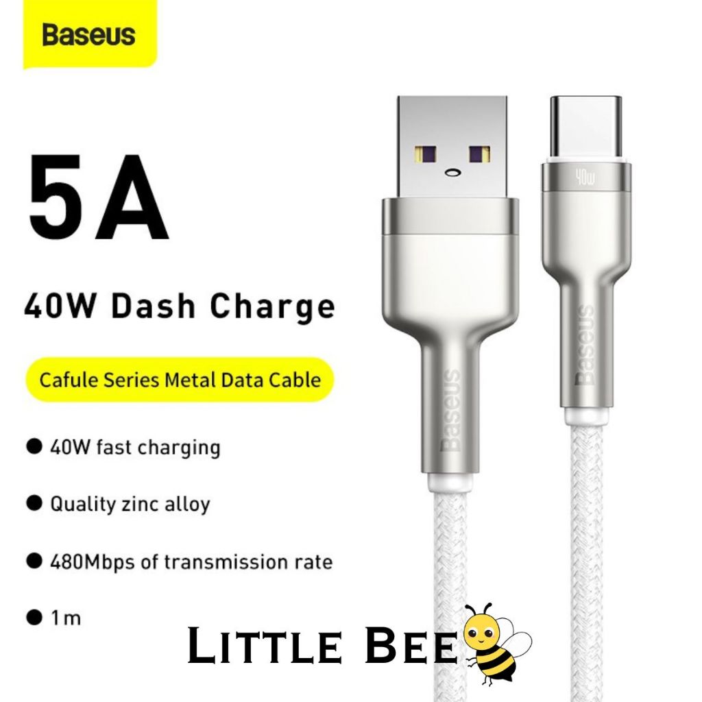 Baseus Cafule Series Metal Data Cable USB to Type-C 20W/40W/100W Cable ...