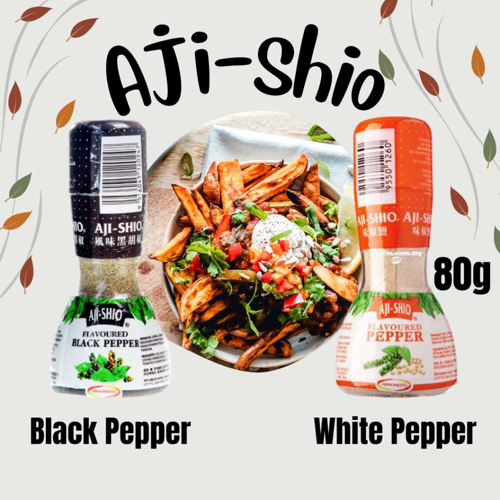 Black Pepper Seasoning Powder Lada Hitam Lada Putih White Pepper Serbuk ...