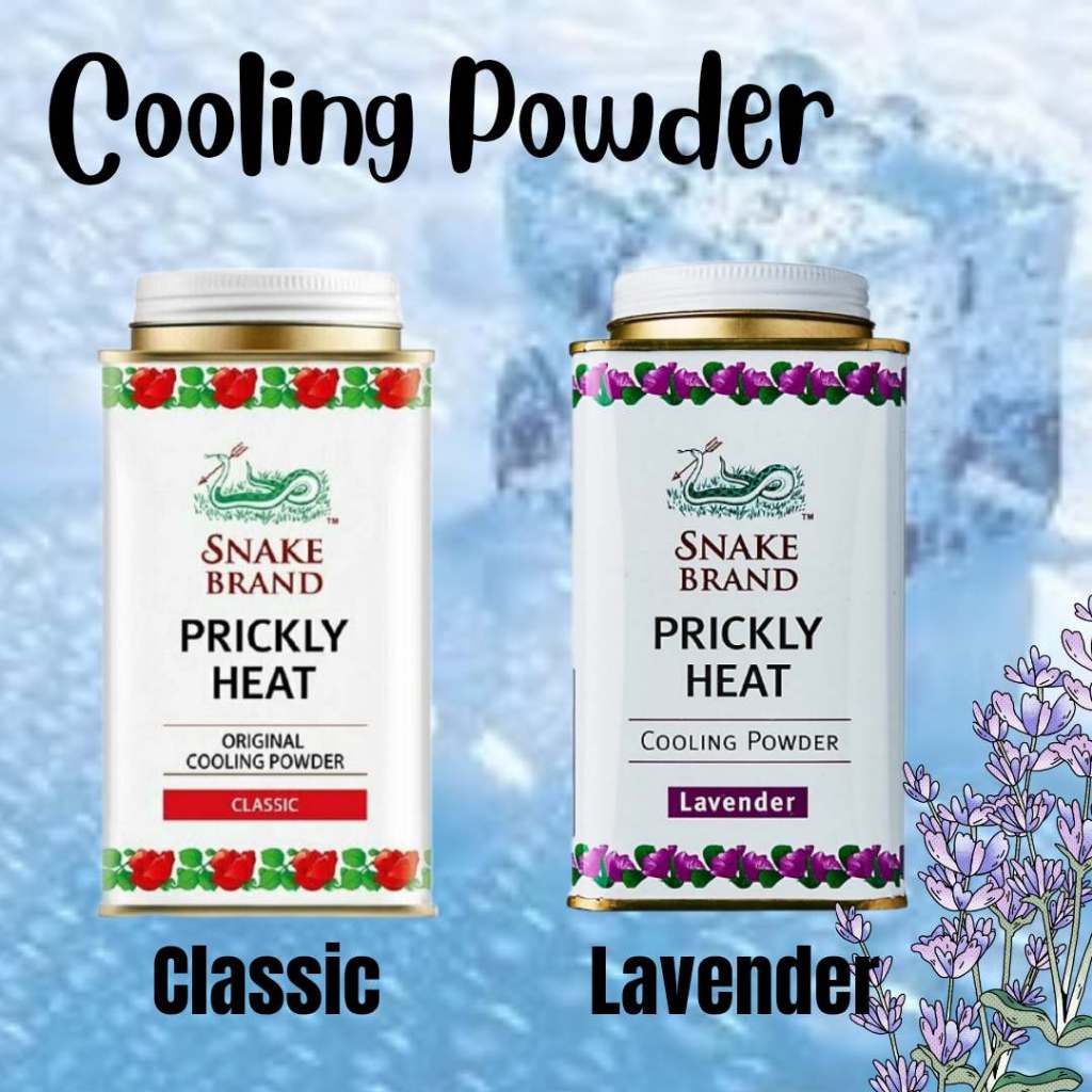 Powder Cooling Snake Brand Talcum Bedak Prickly Heat Classic Lavender ...