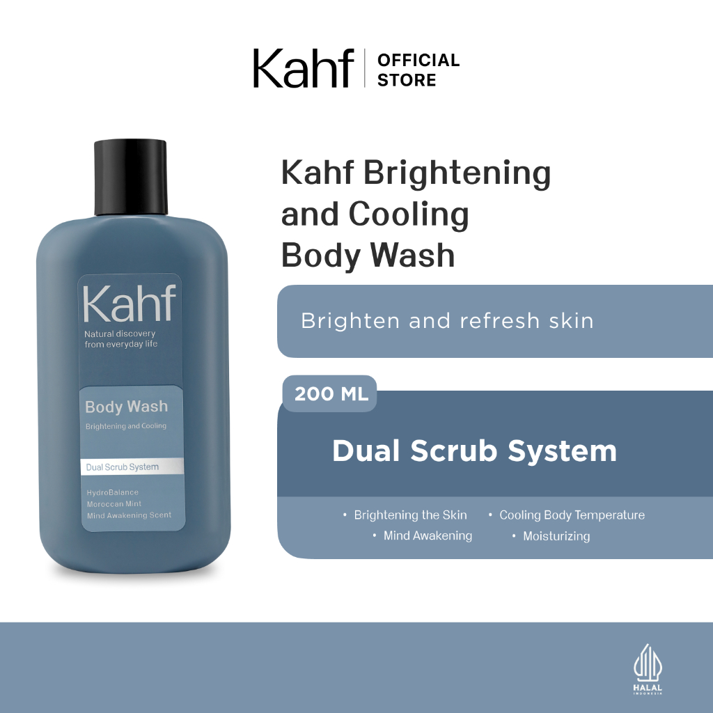 Kahf Cooling and Brightening Body Wash 200 ml | Shopee Malaysia