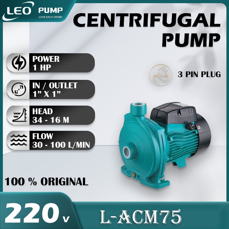 LEO Centrifugal Pump 1HP - ACM75 | Shopee Malaysia