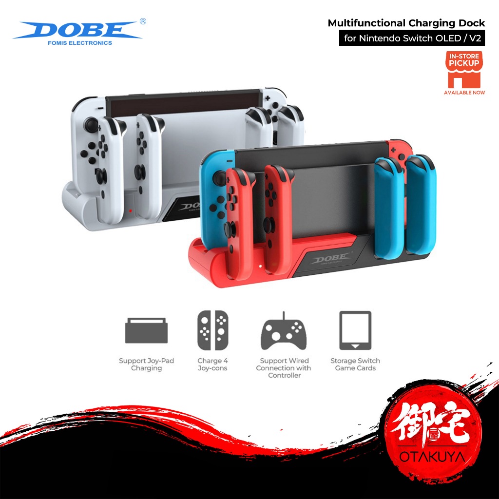 【6.6 SALE】DOBE Nintendo Switch OLED & V2 Multifunctional Charging Dock ...