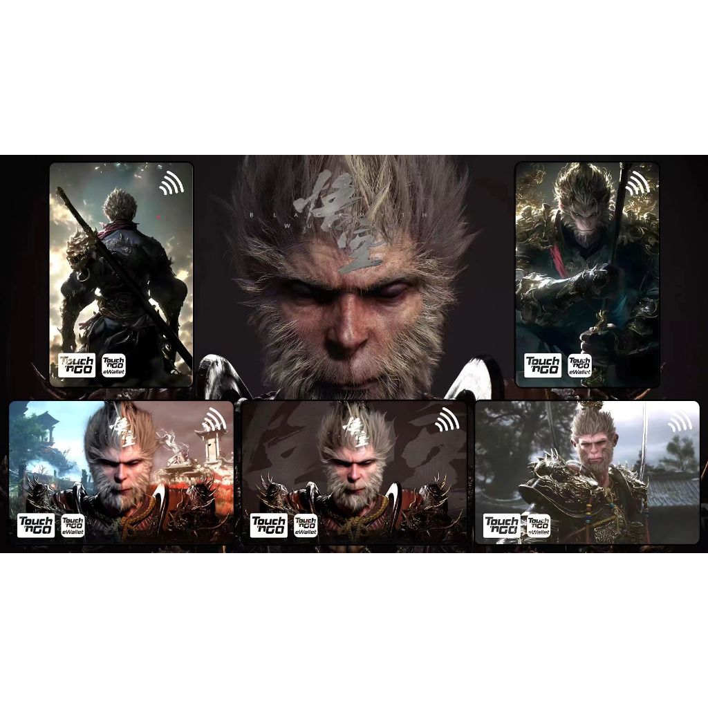 Black Myth: Wukong TNG Logo Card Sticker - Card Sticker/Touch n Go Card ...