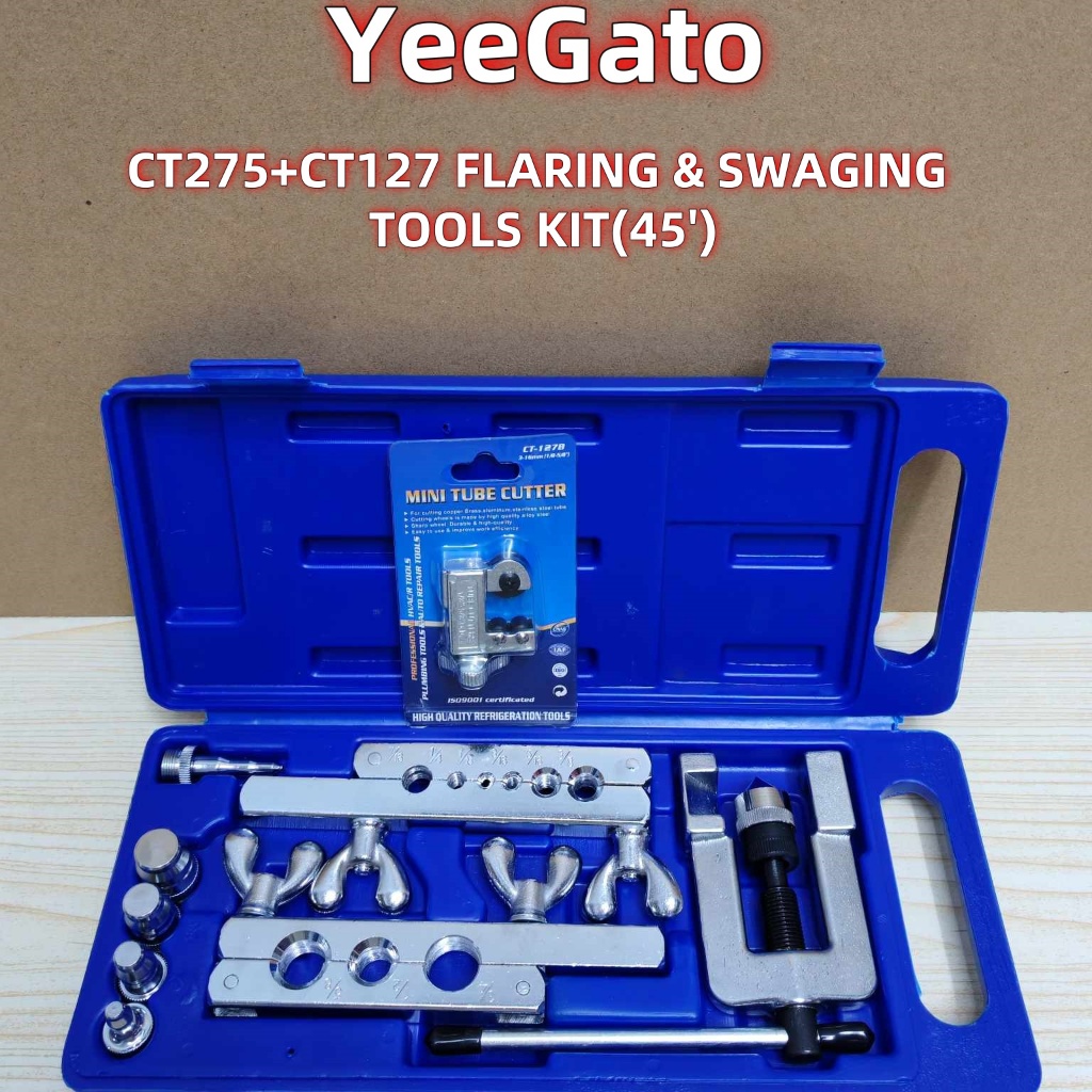 [CT275+ CT127] FLARING & SWAGING KIT (45') AND MINI CUTTER TOOLS ...