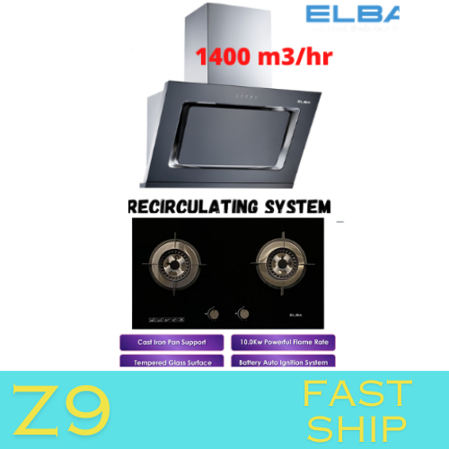 ELba 2 Burners Glass Stove EGH-K8842G(BK) - ETERNO EH-N9125ST Full ...