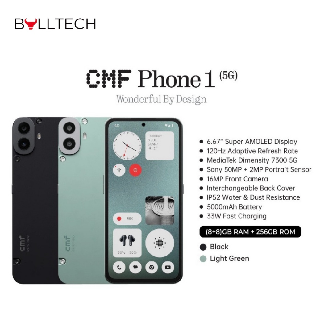 CMF Phone 1(A015) 8GB+256GB 1 Year Warranty By Nothing Malaysia ...