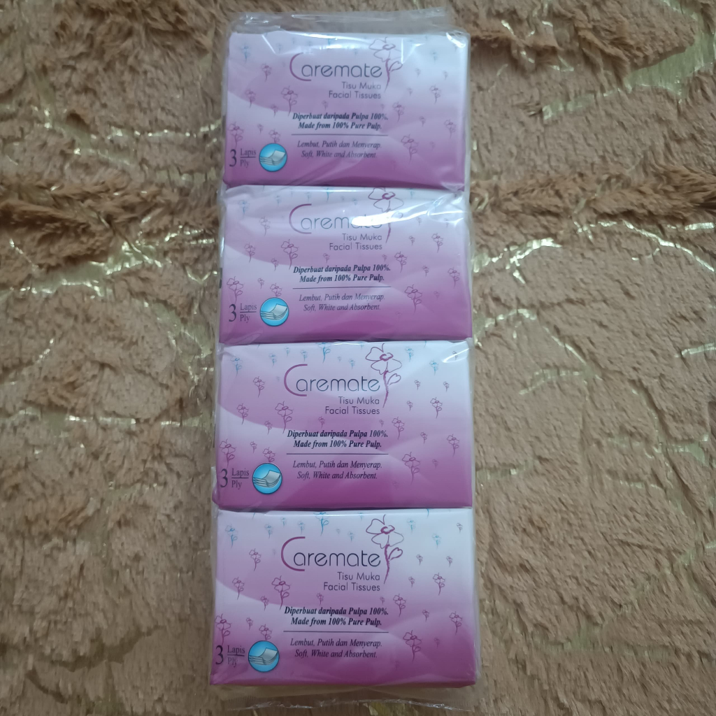Caremate Pocket Tissue 12 pkts x 8’s x 3 Ply | Shopee Malaysia