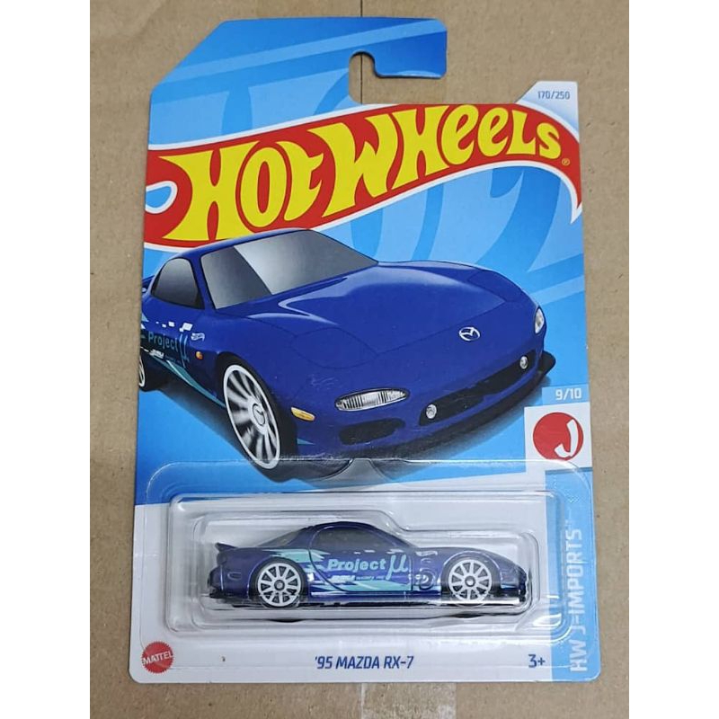 HOTWHEELS MAZDA RX7 PROJECT (BLUE) | Shopee Malaysia