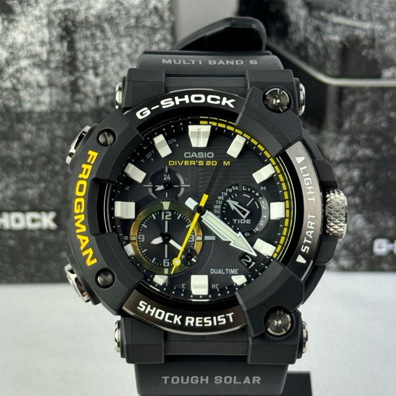 Casio G-Shock MASTER OF G - Sea FROGMAN Analog GWF-A1000-1A | Shopee ...