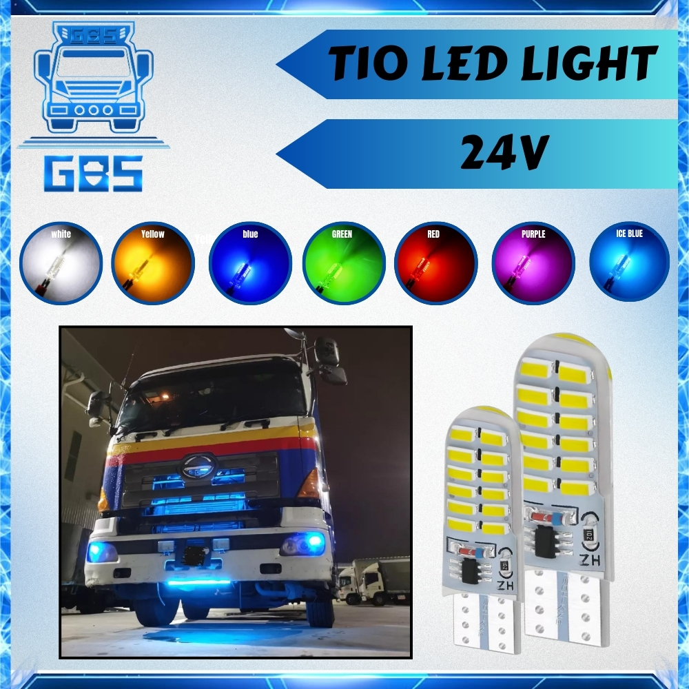 GBS Truck/Lori T10 Mentol 24v Lori LED Mentol Kelip kelip T10 24v for ...