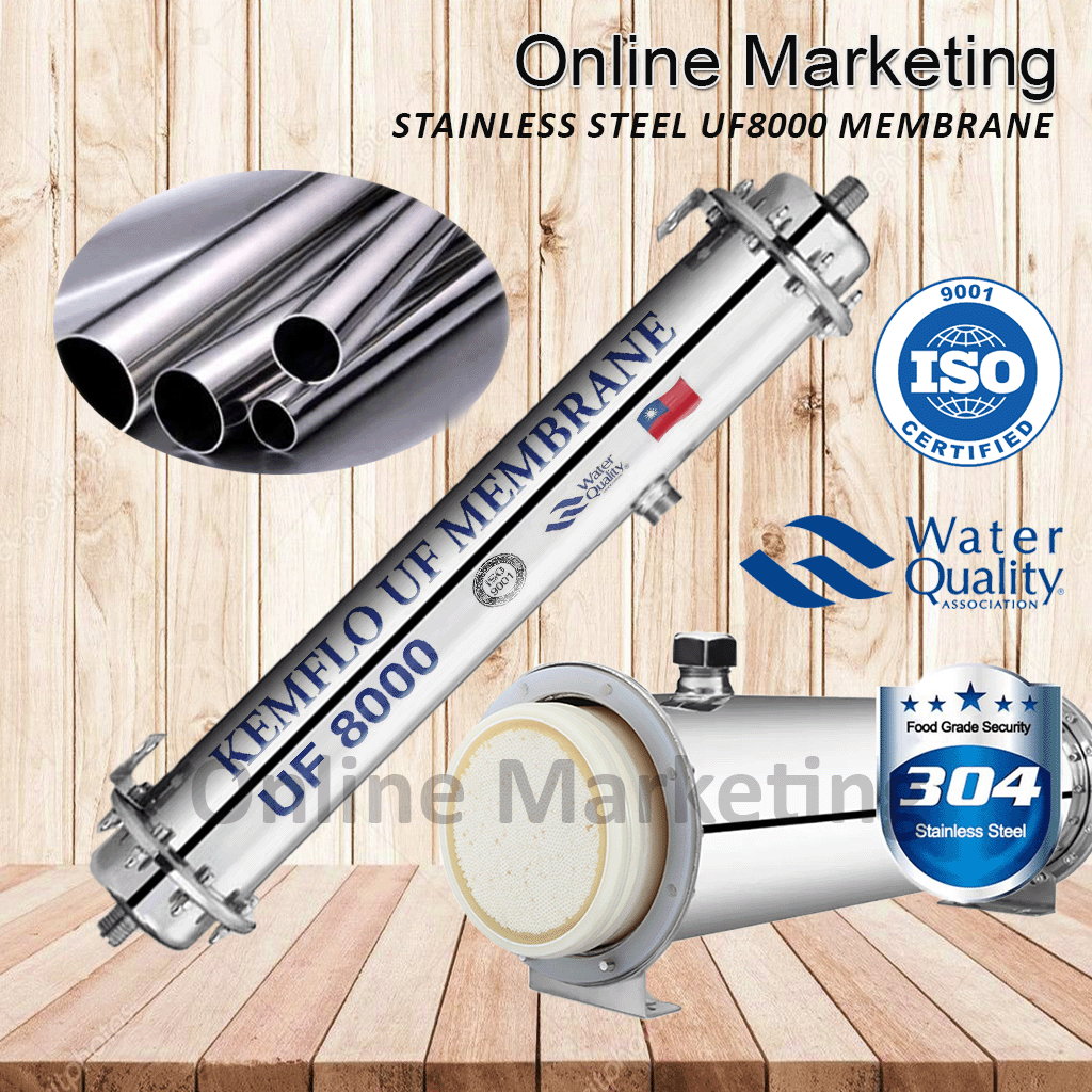 IPRO SUS 304 UF 8000 0.01 Micron Ultra Filtration UF Membrane UF8000 ...