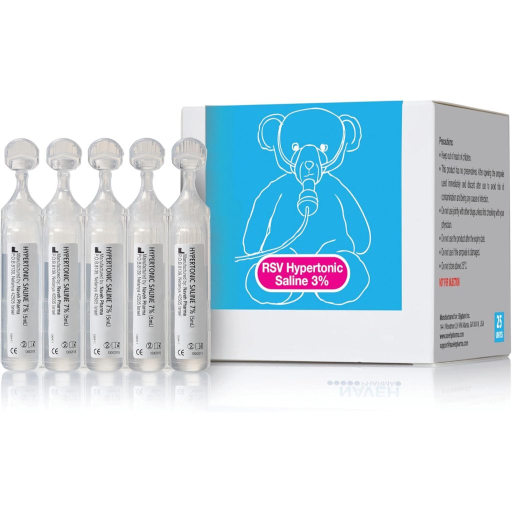 NAVEH PHARMA RSV 3% | Hypertonic Saline Nebulizer | Diluent for ...
