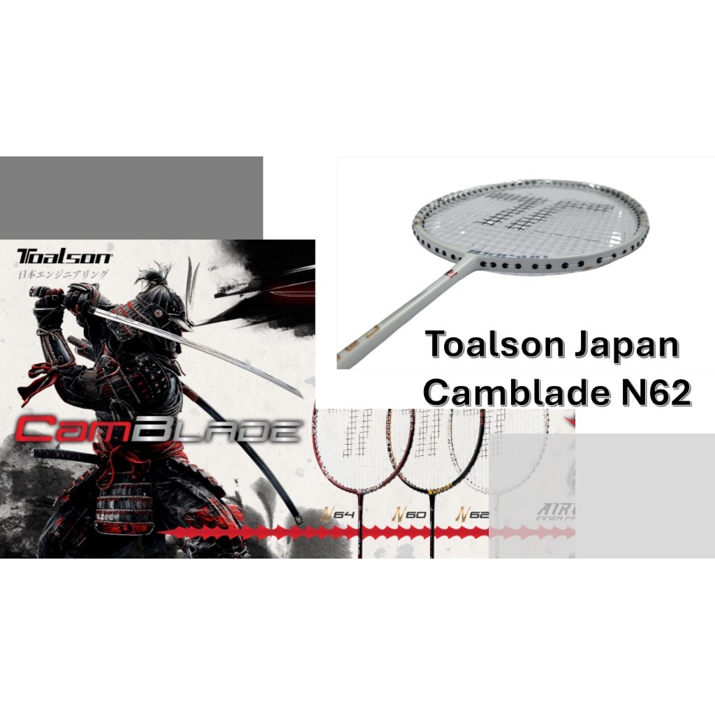 Toalson Japan Camblade N62 High-end Badminton Racket | Shopee Malaysia