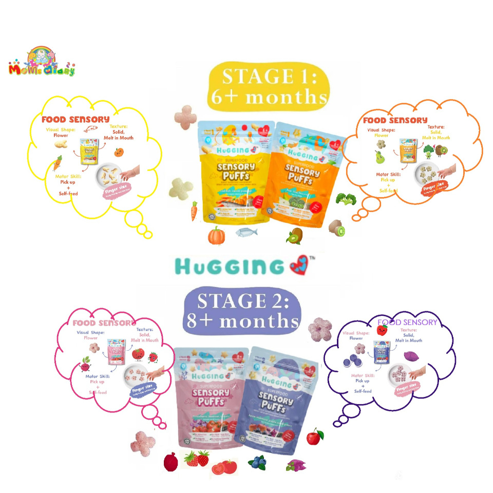 Hugging Love Superfood Sensory Puffs - 6months+ & 8+ Months 10g ...