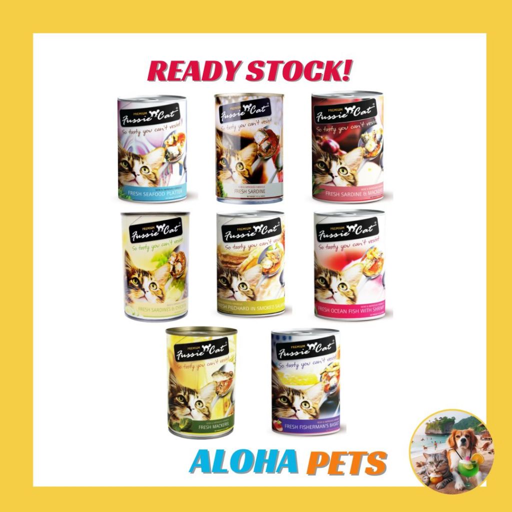 Fussie Cat Fresh Caught Canned Wet Food (400g) | Shopee Malaysia